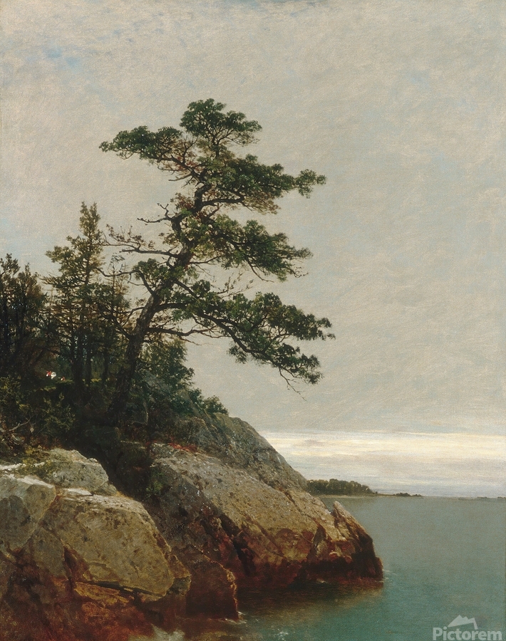 The Old Pine Darien Connecticut [1872] by John Frederick Kensett [1816 ...